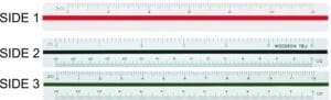 WOODROW TRIANGULAR SCALE RULER