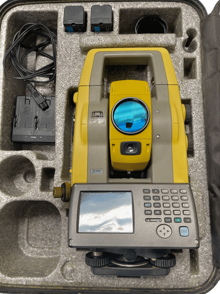 Pre-owned, Topcon, PS-103 3" Robotic Total Station - Deaton's Geo ...