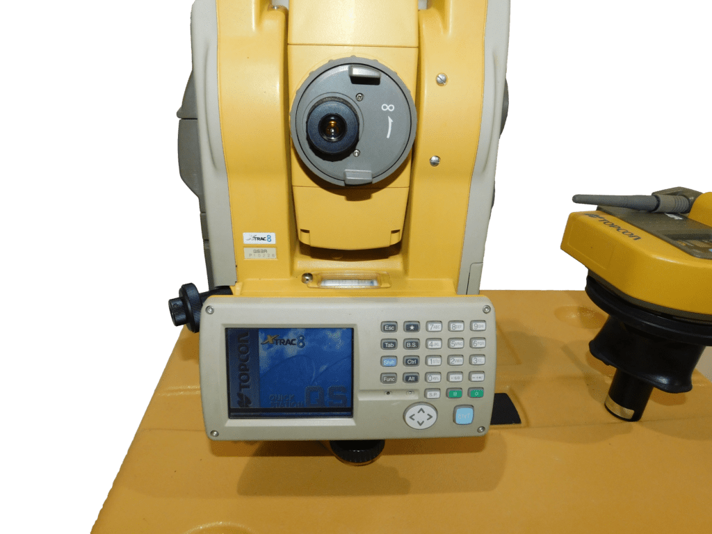 Pre-Owned, Topcon QS-3 Robotic 3" Kit with accessories - Deaton's Geo ...