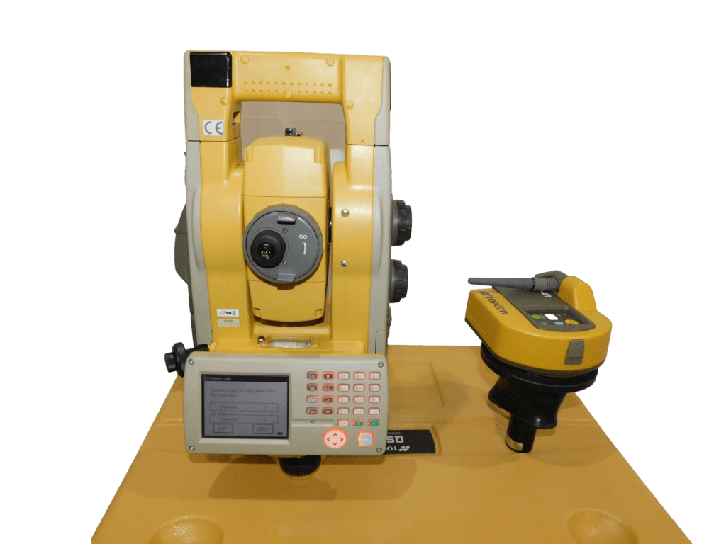 Pre-Owned, Topcon QS-3 Robotic 3" Kit with accessories - Deaton's Geo ...