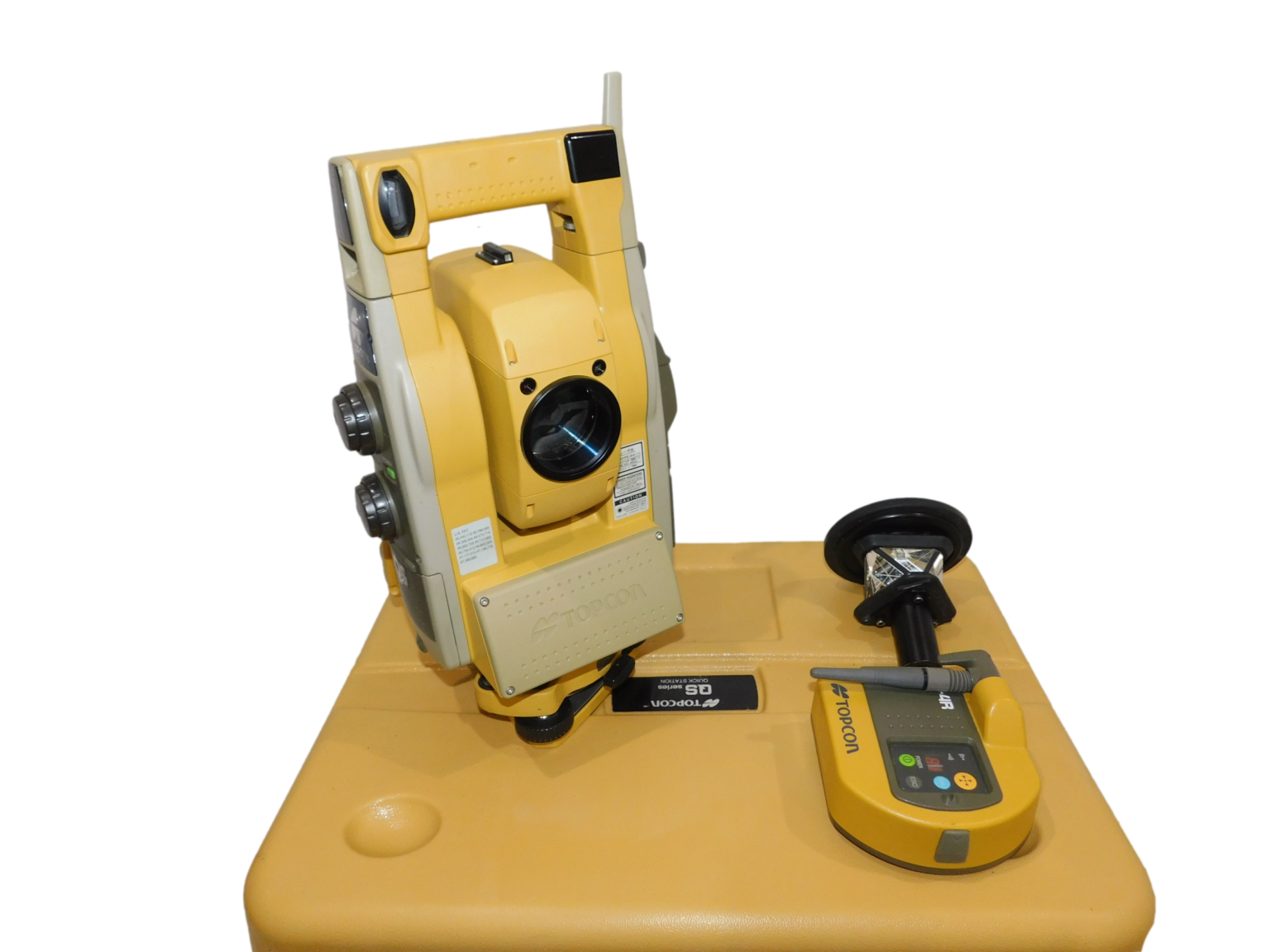 Pre-Owned, Topcon QS-3 Robotic 3" Kit with accessories - Deaton's Geo ...