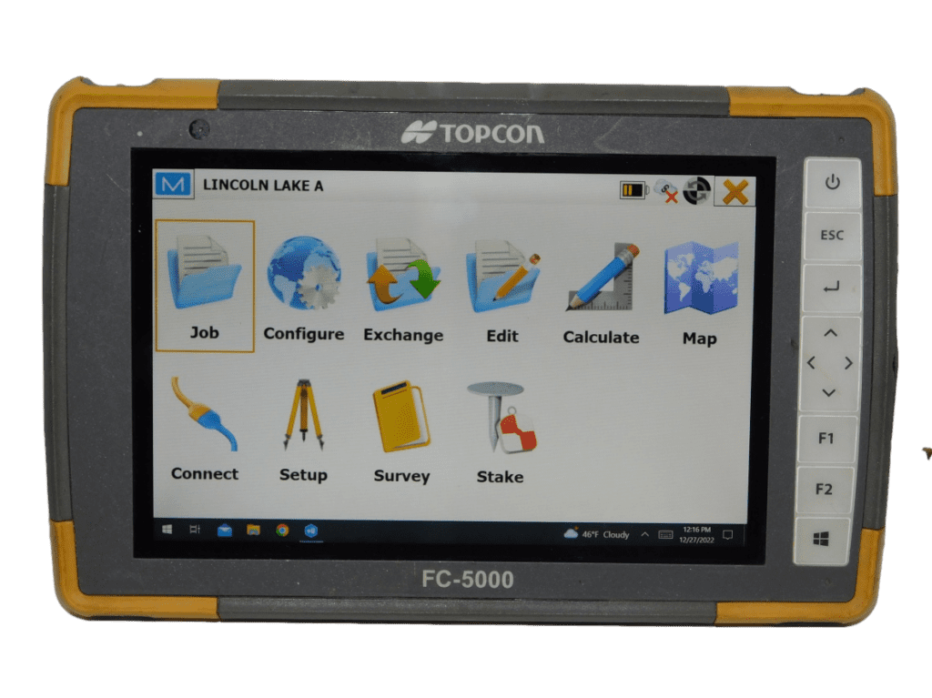 Topcon FC-5000 Tablet Computer Windows 10